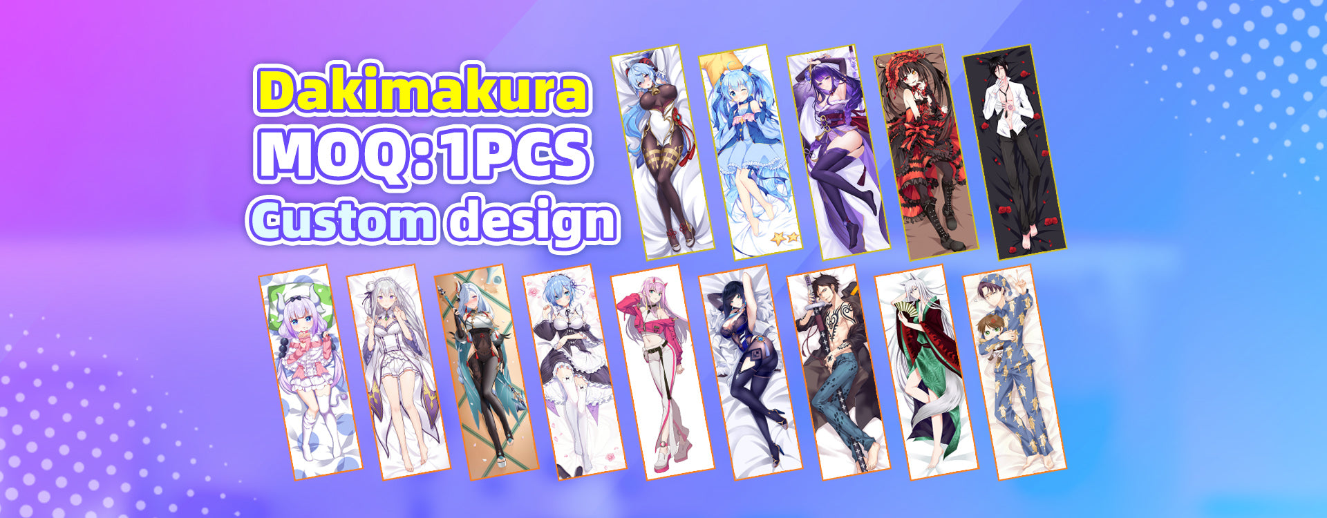Custom Dakimakuras Body Pillowcases And Animation Peripheral Products ...