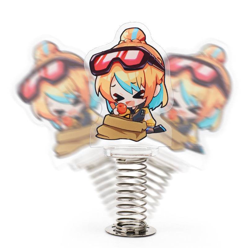 Acrylic Spring Standee Stand Acrylic shaking ornament – ECAI PRINT